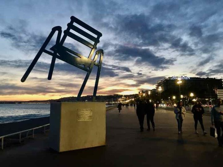 Nice's Iconic Symbol: La Chaise Bleue (The Blue Chair) - France Travel Tips