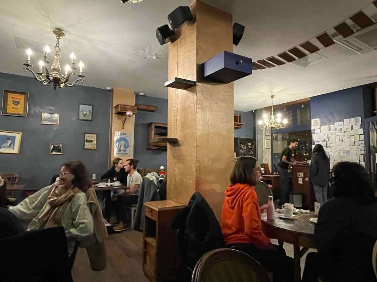 Go to “Le Café des Chats” - France